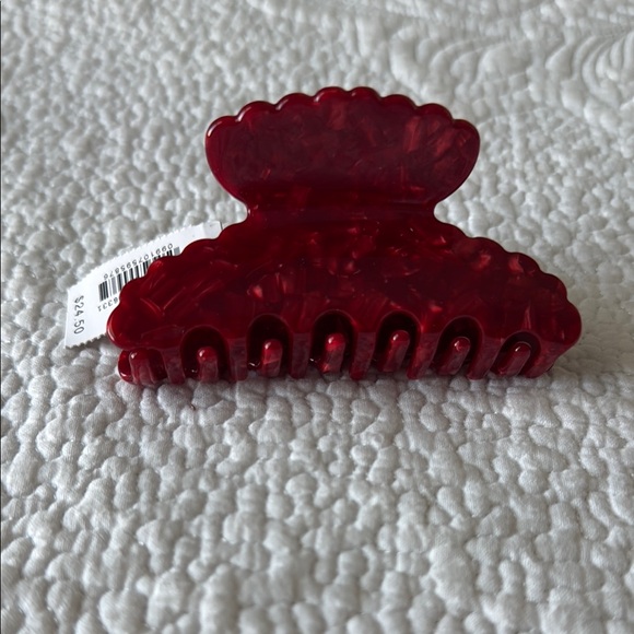 Accessories | Red Hair Claw Clip | Poshmark